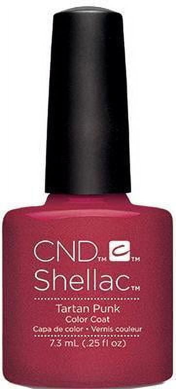 CND Shellac UV Gel Nail Polish - Tartan Punk, High-Gloss Shine, Long ...