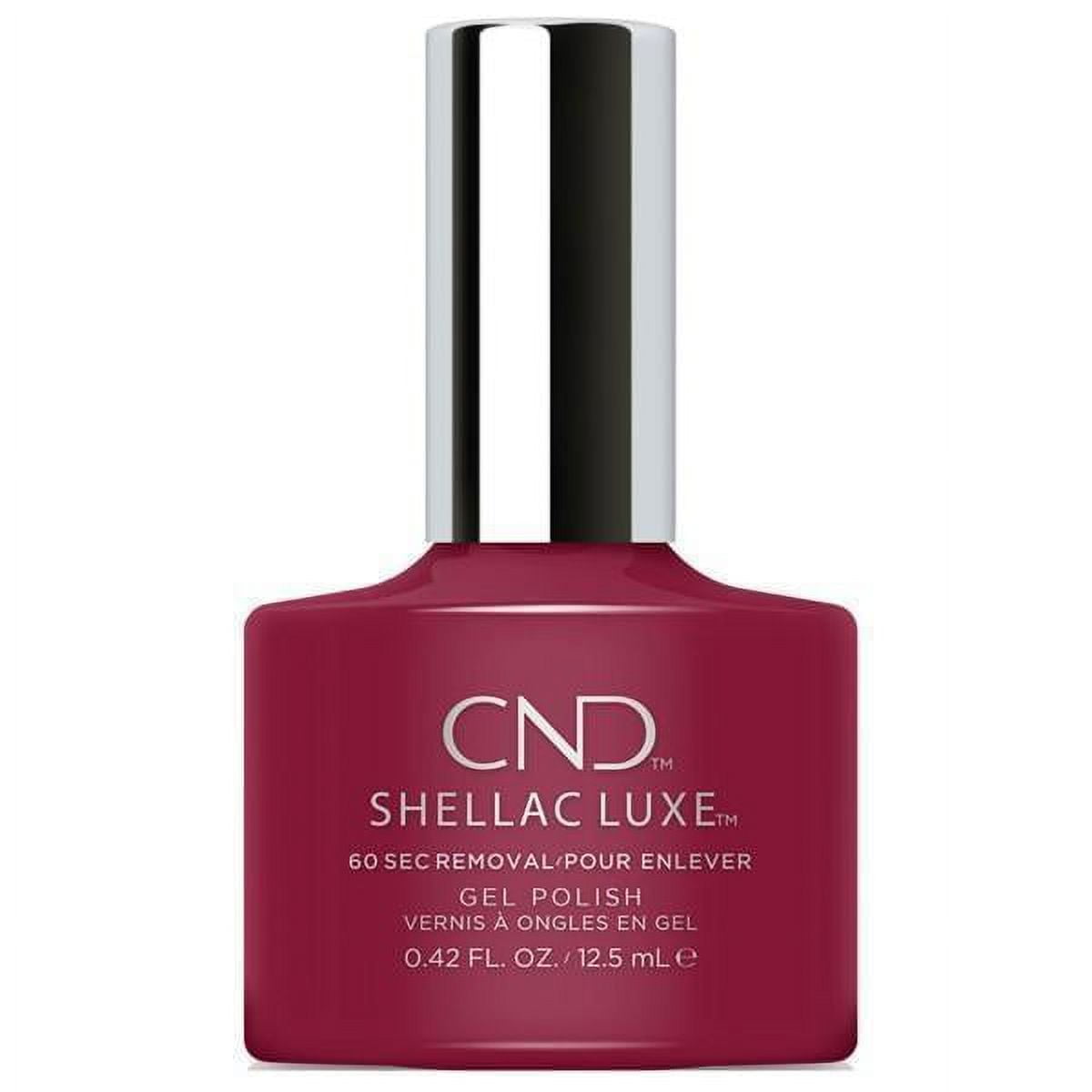 CND Shellac Luxe Nail Gel Polish, 60-Second Removal, Decadence #111 ...