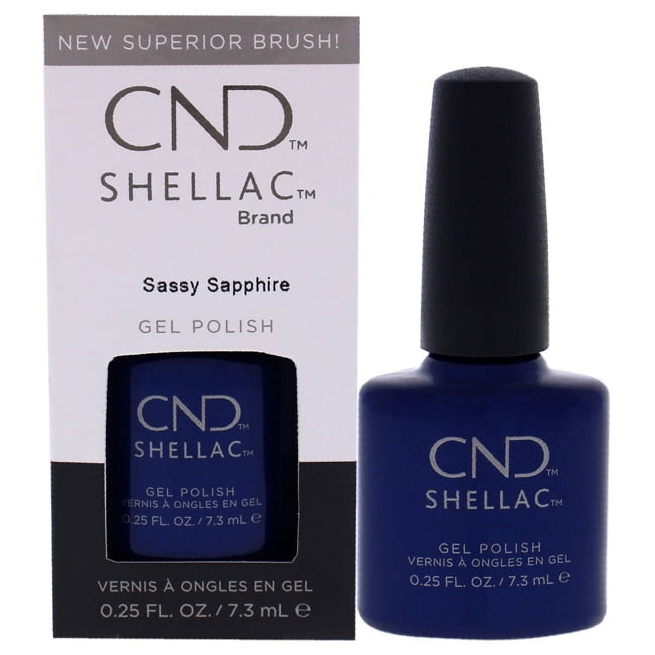 CND Shellac Nail Color - Sassy Sapphire Nail Polish 0.25 oz - Walmart.com