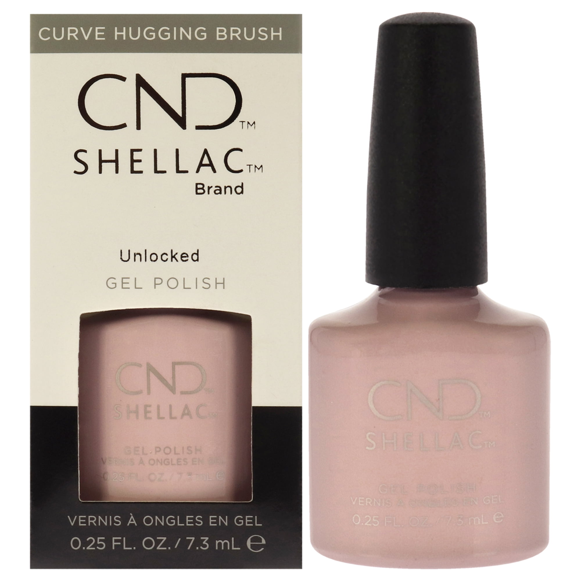 CND Shellac Nail Color - Unlocked Nail Polish 0.25 oz - Walmart.com