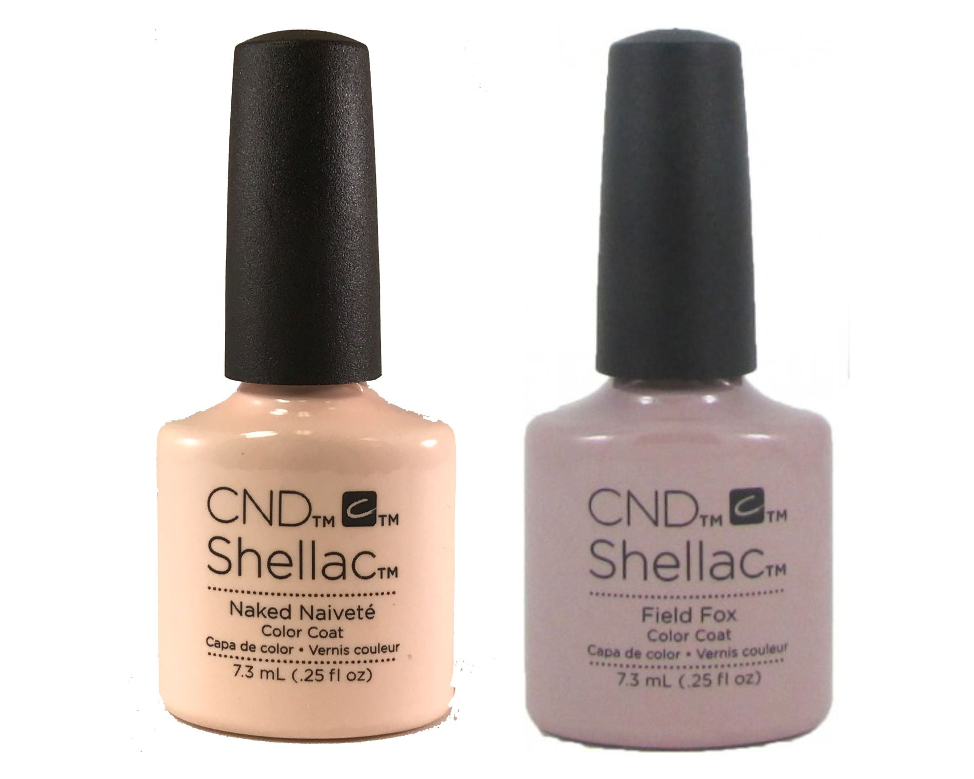 CND Shellac Nail Polish - Naked Naivete + Field Fox - Walmart.com