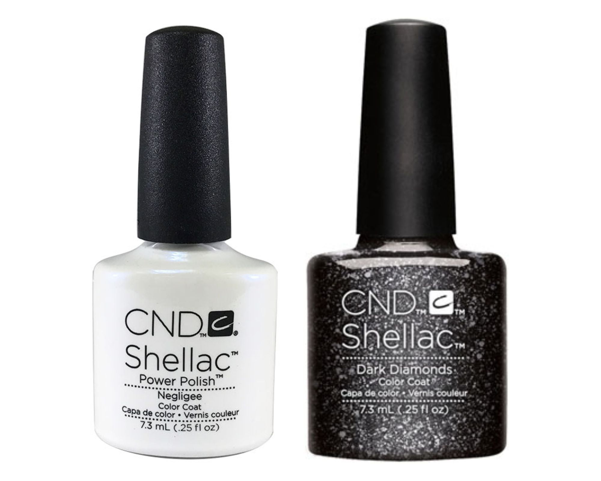 CND Shellac Nail Polish - Negligee + Dark Diamonds - Walmart.com