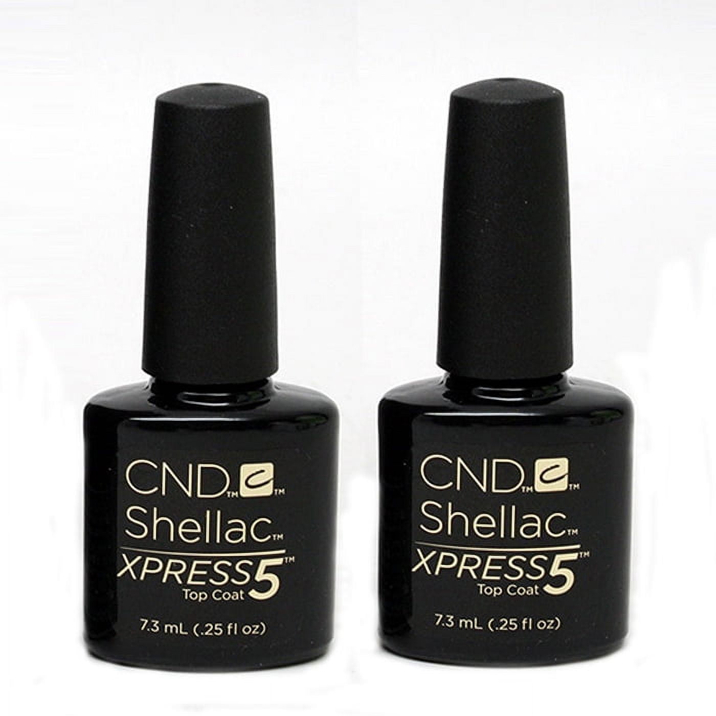 CND Shellac Xpress 5 Top Coat 7.3 ml / 0.25 oz (Pack Of 2) - Walmart.com