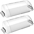 CNF 9-15.5 Inch Adjustable Air Vent Deflectors, 2 Pack Clear Magnetic ...
