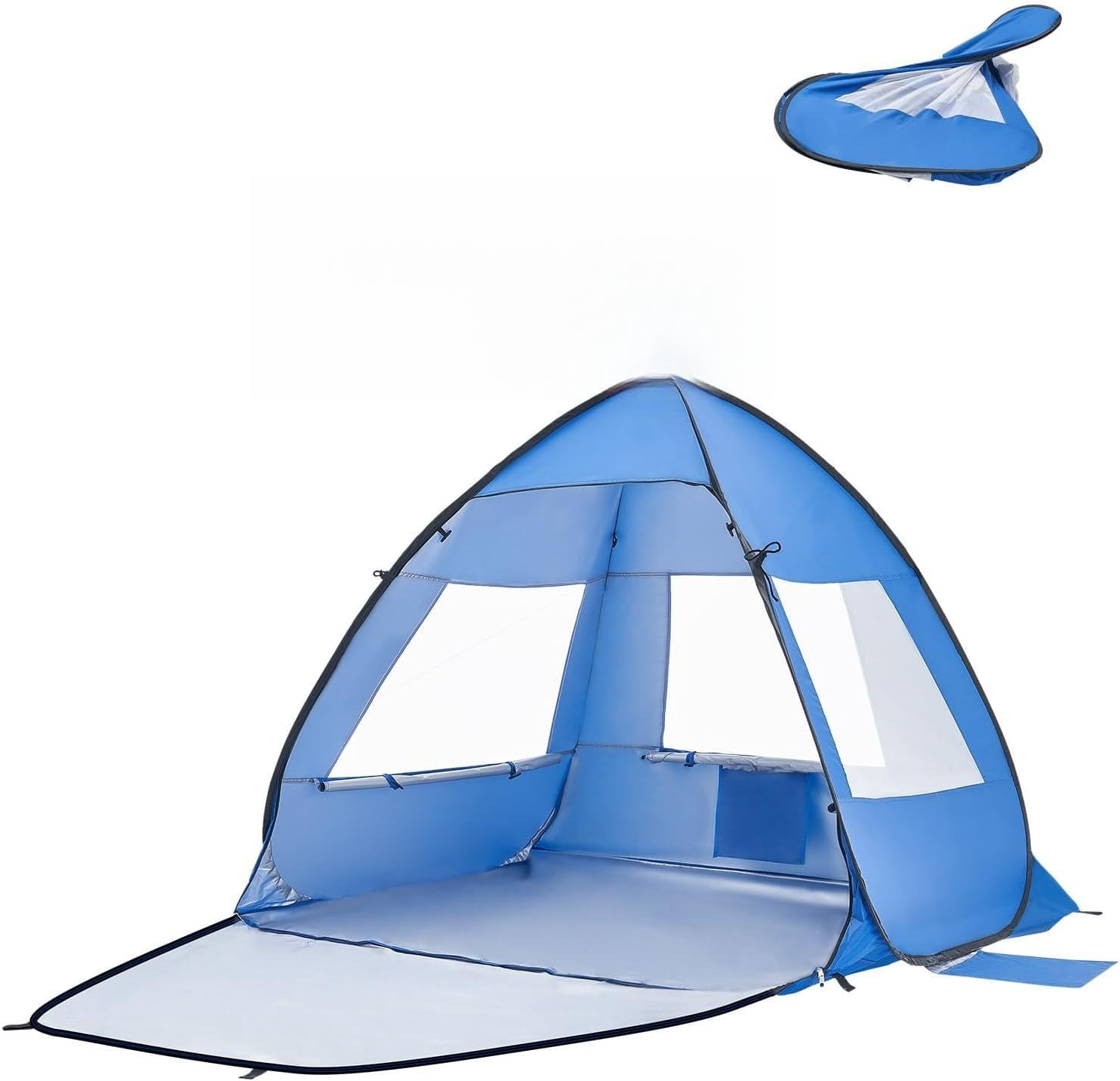 CNF Beach Tent Sun Shelter for 2 Person, UPF 50+ Protection, Portable ...