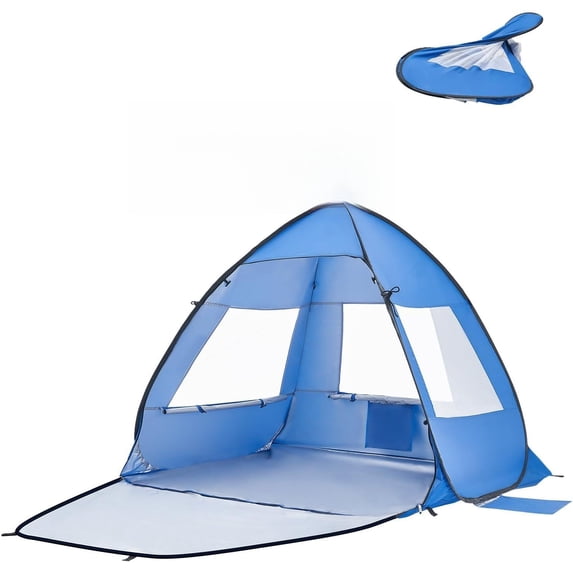 CNF Beach Tent Sun Shelter for 2 Person, UPF 50+ Protection, Portable ...