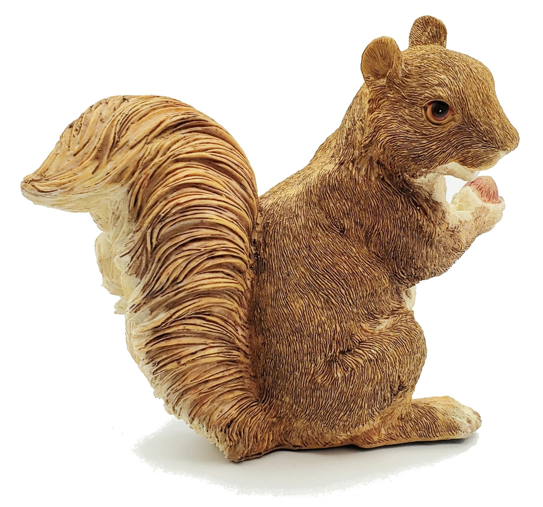 CNFCollection Small Garden Décor Polyresin Squirrel Figurine, with ...