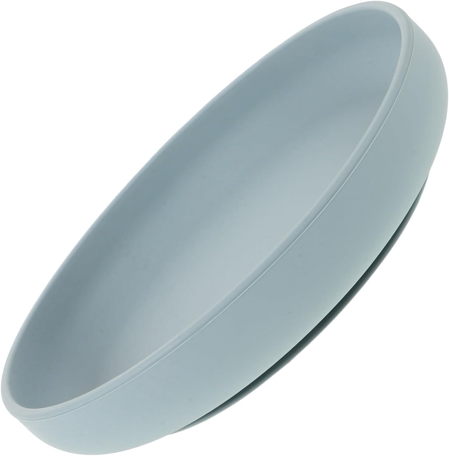 CNIDFGKSH Spillproof Scoop Plate, Silicone Self Scoop Bowl with Suction ...