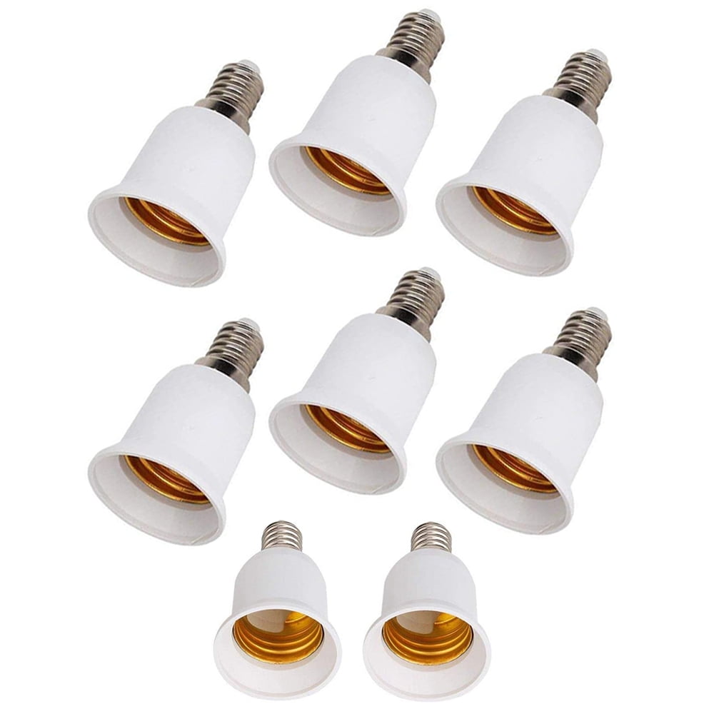 CNKOO 10-Pack E12 to E26 E27 Adapter Chandelier Light Socket E12 to ...
