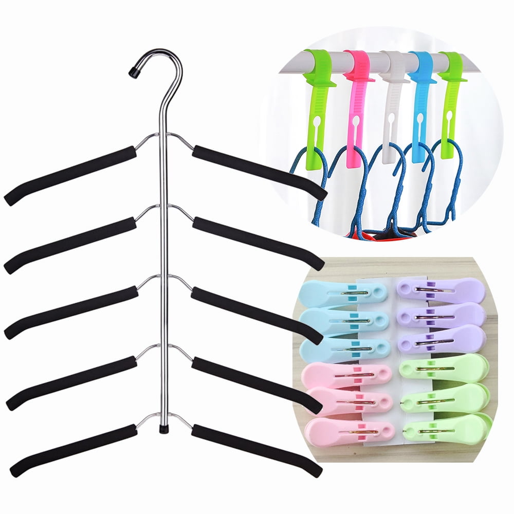CNKOO 12PCS Homeware Hanger Set--1*Multifunctional 5 in 1 Multi-layer ...