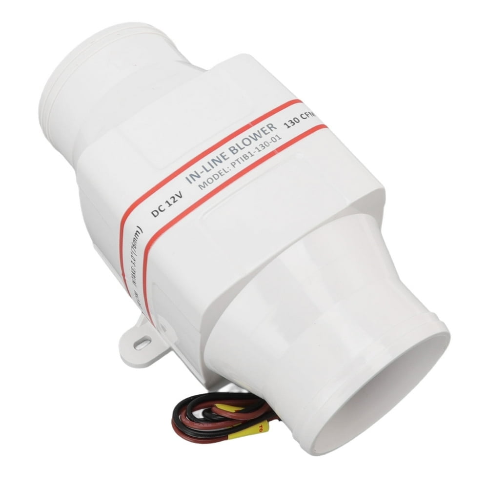 CNKOO 12v Electric In Line Blower ABS Shell Marine Boat in Line Bilge ...