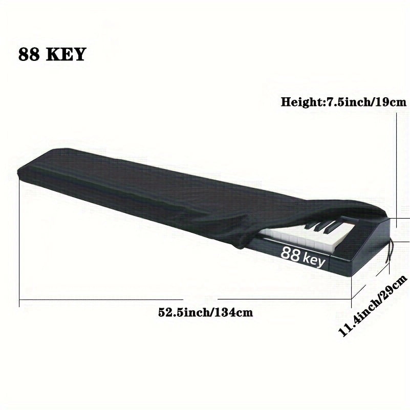 CNKOO 1pc Piano Keyboard Dust Cover Electric Piano Keyboard Covers For ...