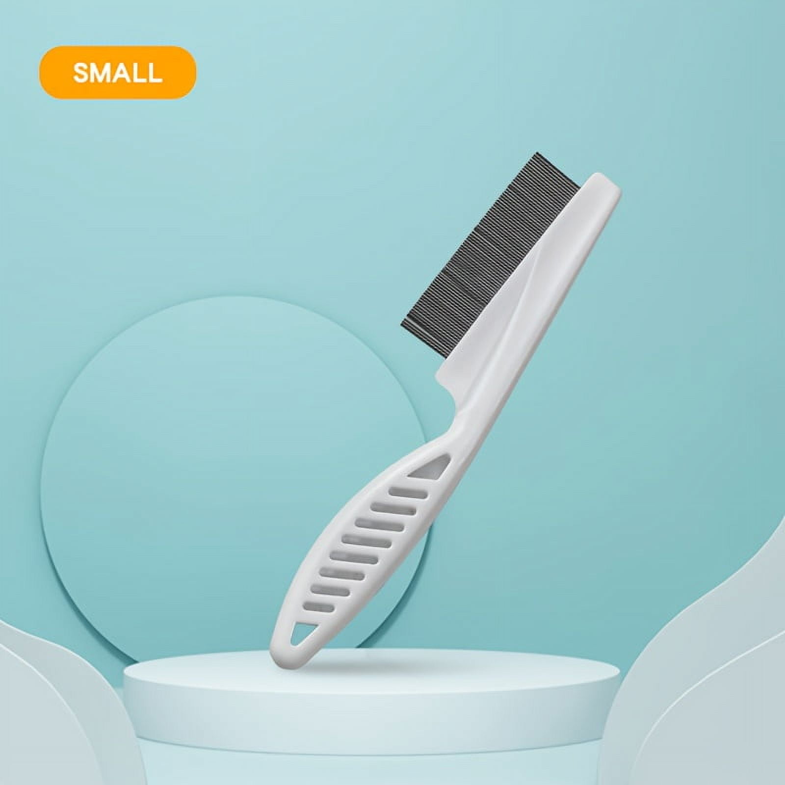 CNKOO 1pc Stainless Steel Fine Tooth Pet Grooming Comb - Effective Flea ...