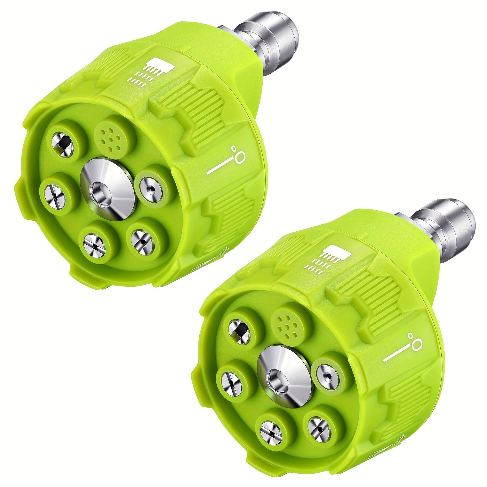 CNKOO 2 Pack 6 In 1 Pressure Washer Nozzles With 1/4 Inch Quick ...