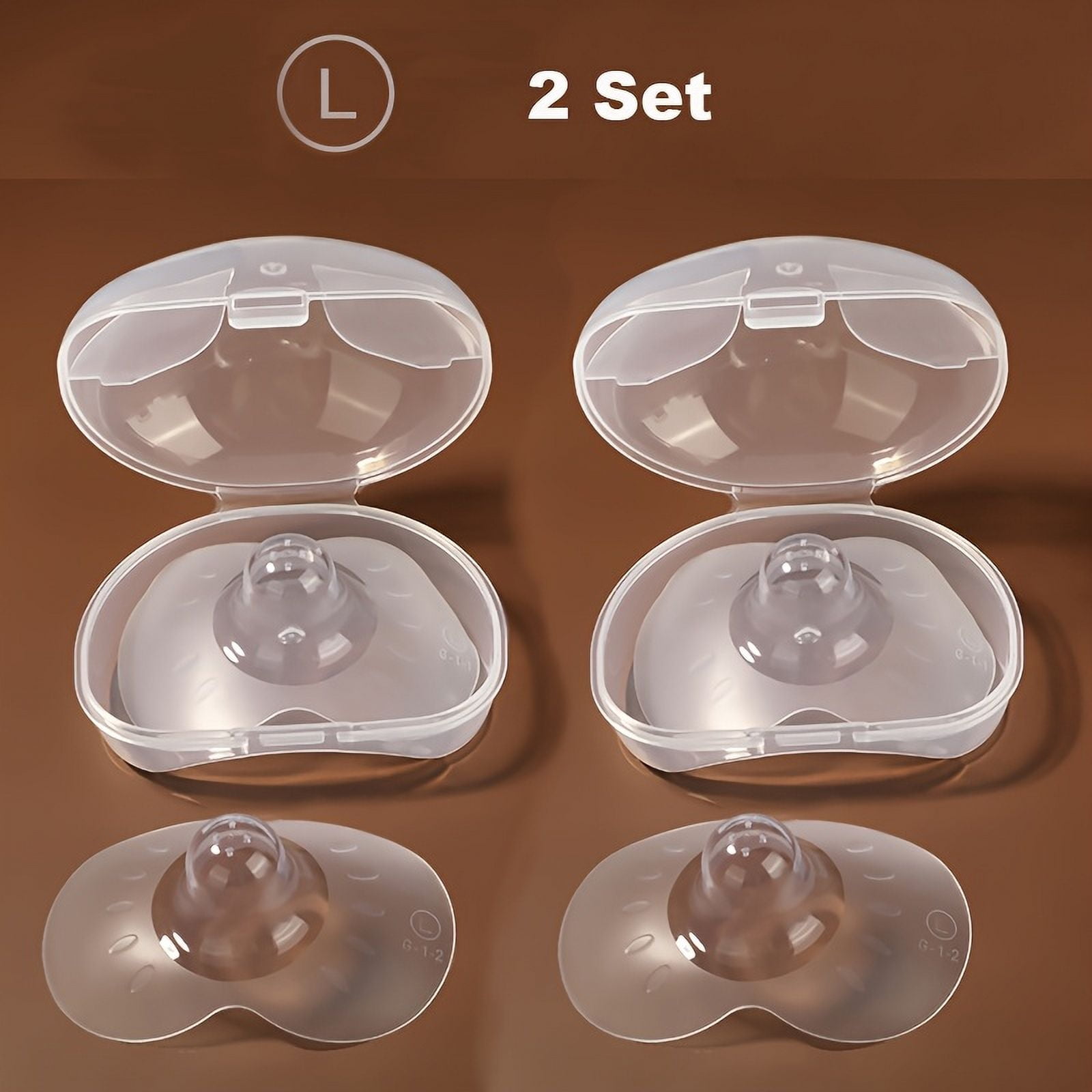 CNKOO 2pcs Silicone Butterfly Shaped Breastfeeding Nipple Shields Soft Nipple Covers Nipple ...