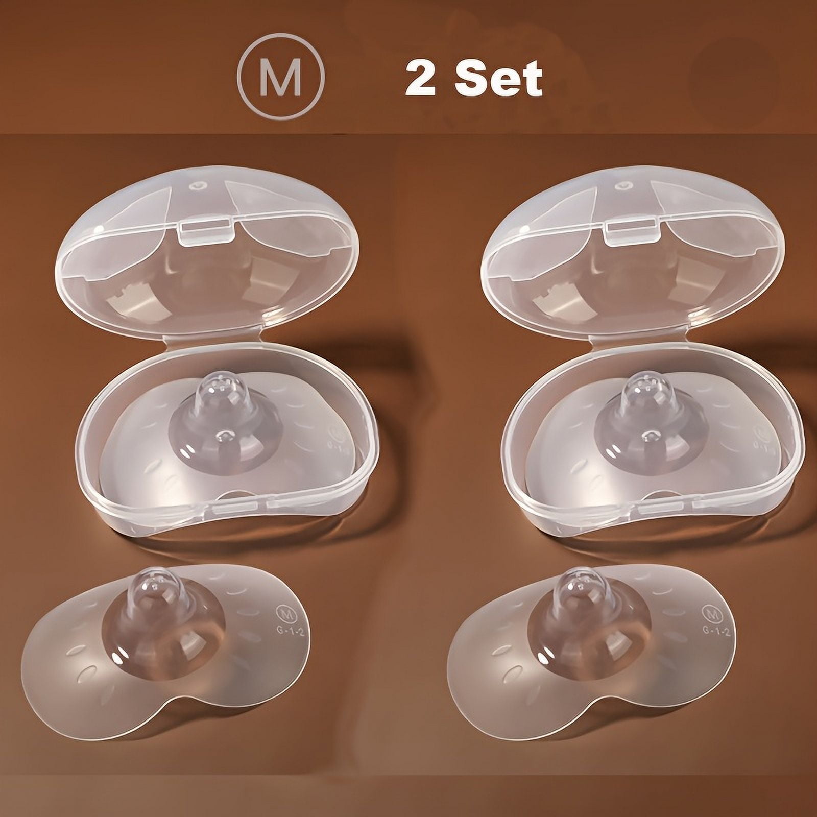 CNKOO 2pcs Silicone Butterfly Shaped Breastfeeding Nipple Shields Soft Nipple Covers Nipple ...