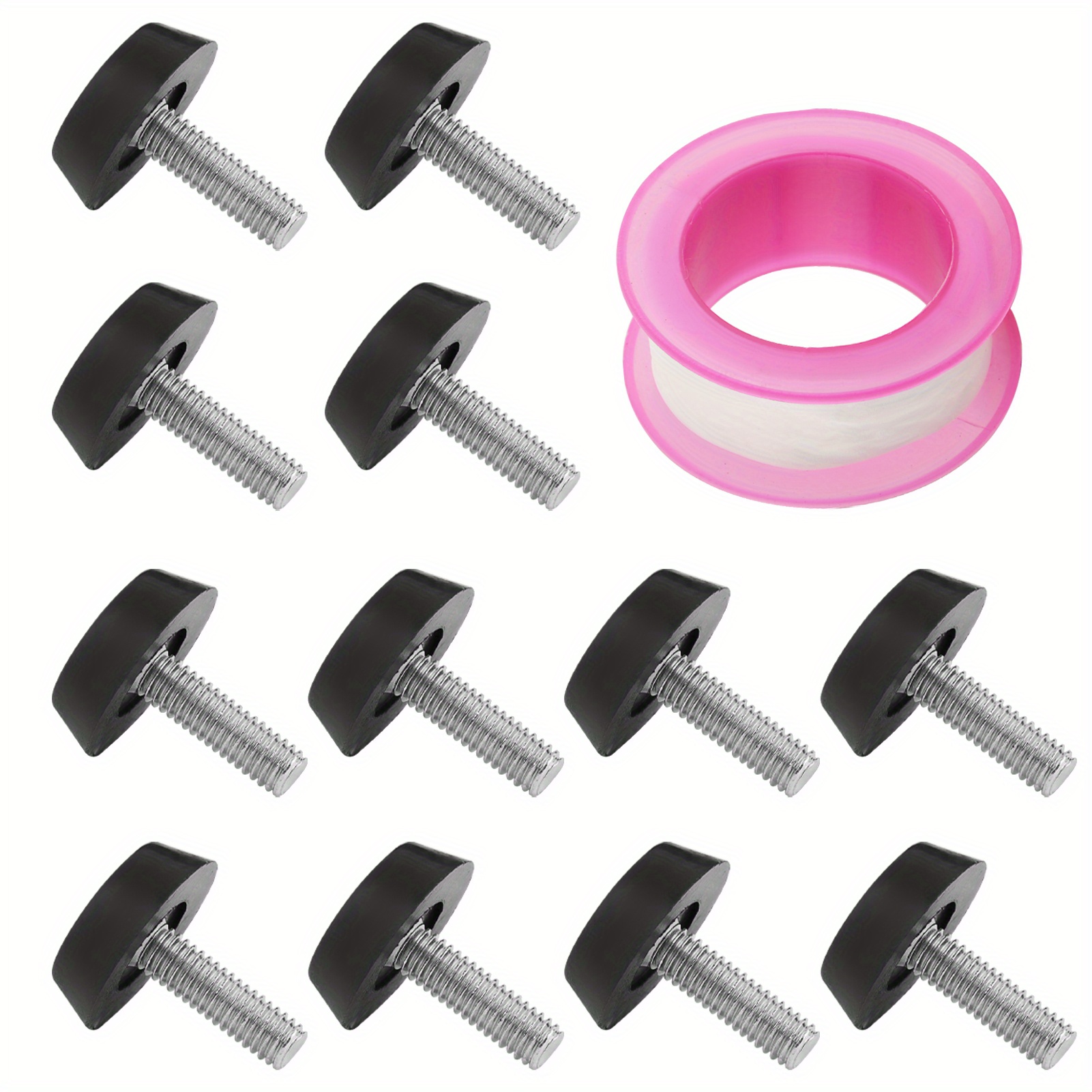 CNKOO 32 Pcs Thread Adjustable Furniture Levelers Screw in Threaded ...