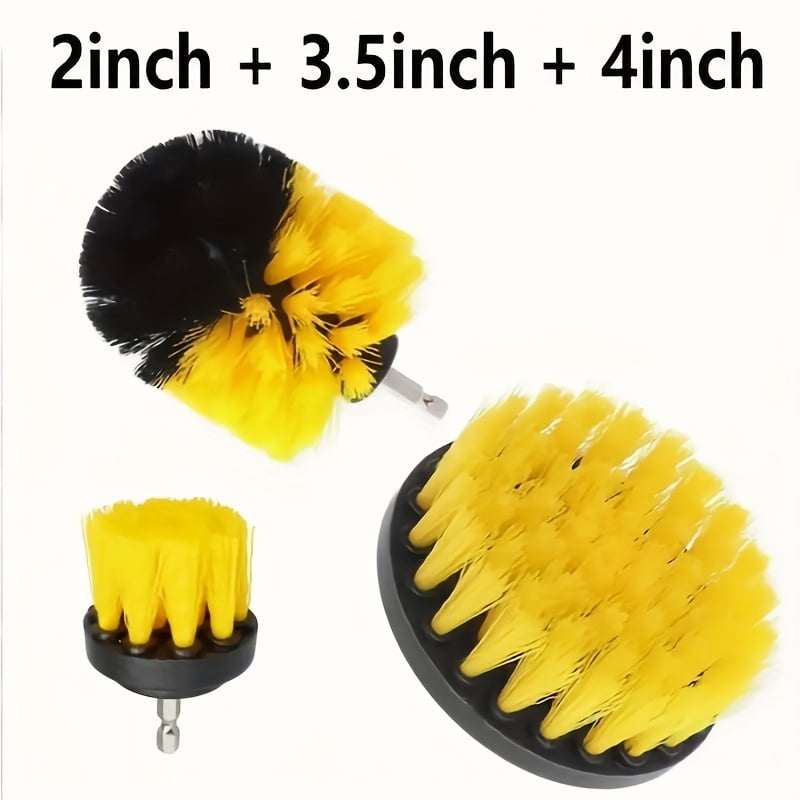 CNKOO 3pcs Power Scrubber Drill Brush Attachment Set - Versatile ...
