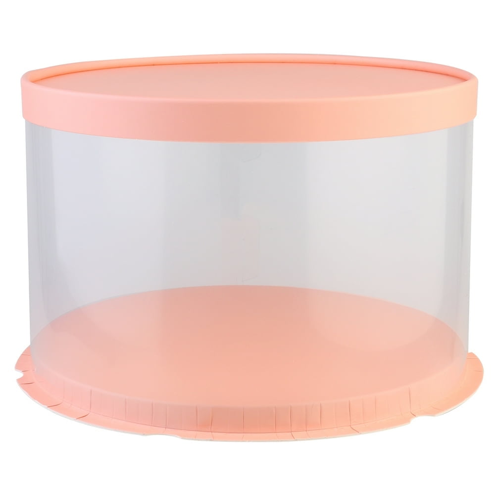 CNKOO Cake Box Birthday Display Paper Lid Party Container Carrier Clear ...