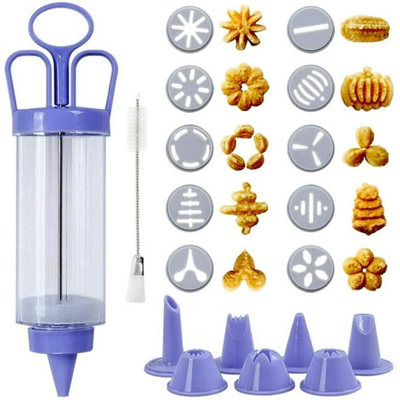 CNKOO Cookie Press, Classic Biscuit Maker, Cake Making Decorating Set ...