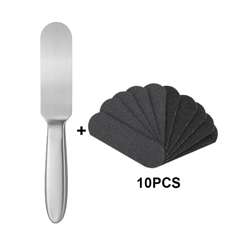 CNKOO Foot File Callus Remover Stainless Steel Foot File Foot Scrubber ...