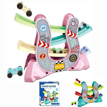 Hot Wheels Multi Loop Rolling Ramp Toy Raceway - Fast & Fun Race Rally ...