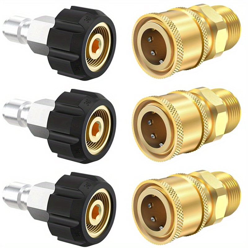 CNKOO Heavy-Duty Power Washer Adapter - Durable Brass & ABS Quick ...