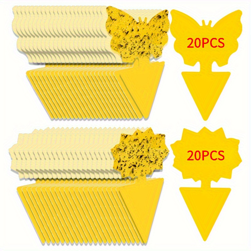 CNKOO Instant Pest Control - 20/40/80/100pcs Sticky Traps for Fungus ...