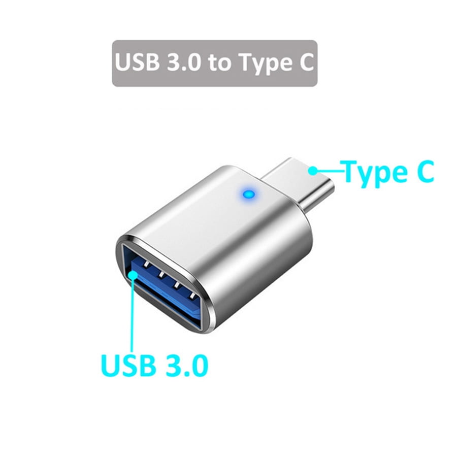 CNKOO LED USB 3.0 To Type C Adapter OTG To USB C USB-A To Micro USB Type-C Female Connector For ...