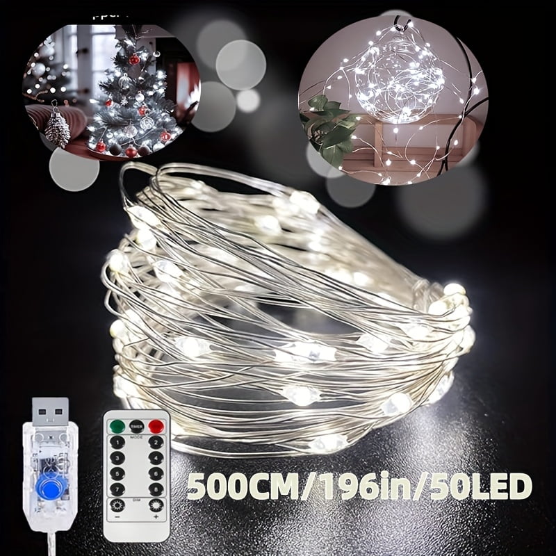 CNKOO New 1pc USB Fairy String Lights USB Plug with Remote Control ...