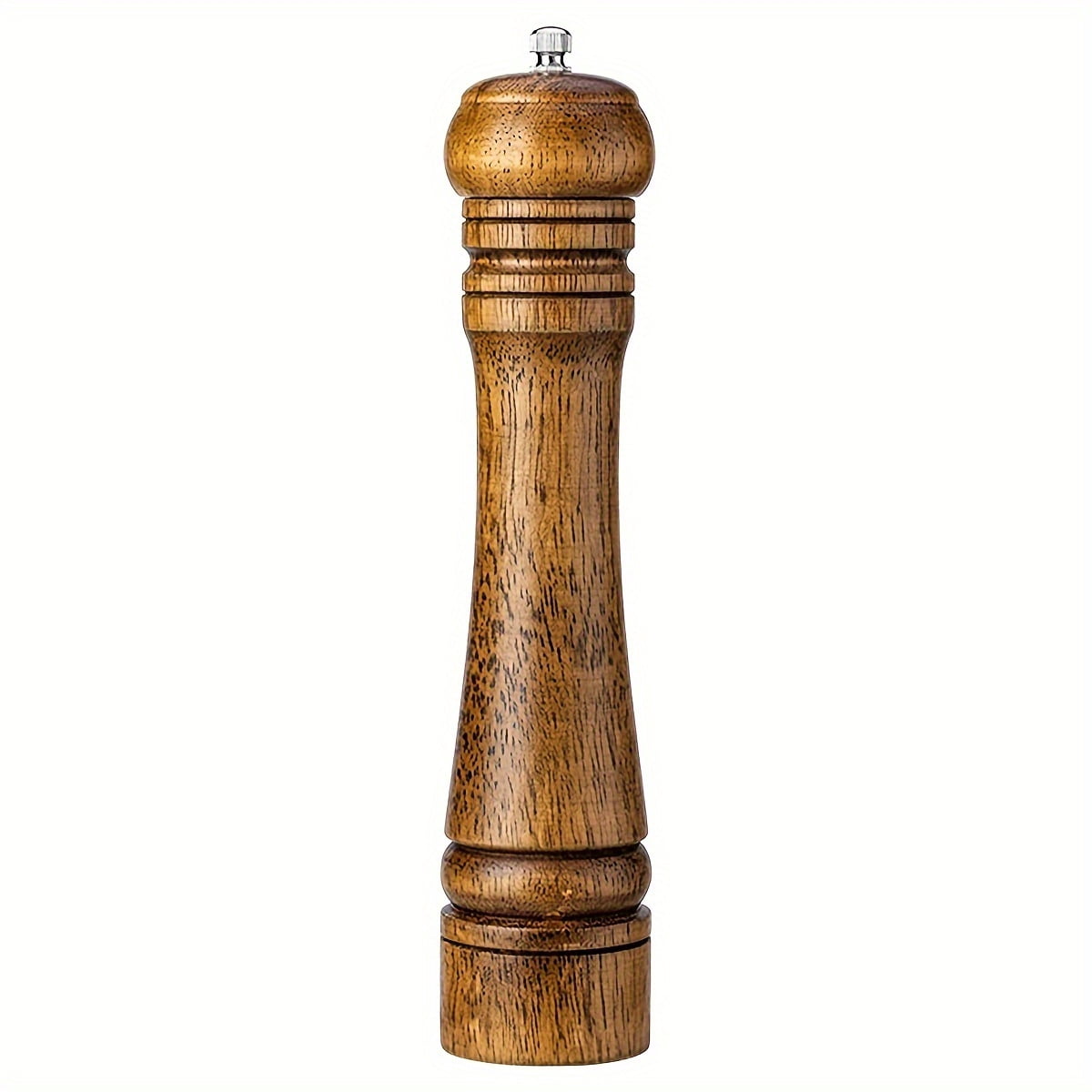CNKOO Pepper Mill Wood Pepper Grinder Adjustable Oak Wood Salt and ...