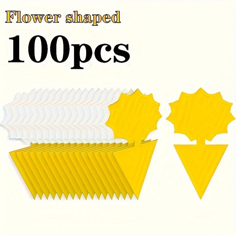 CNKOO Pest Trap Sticky Cards 20/30/50/100 Pack - Fruit Fly & Fungus ...