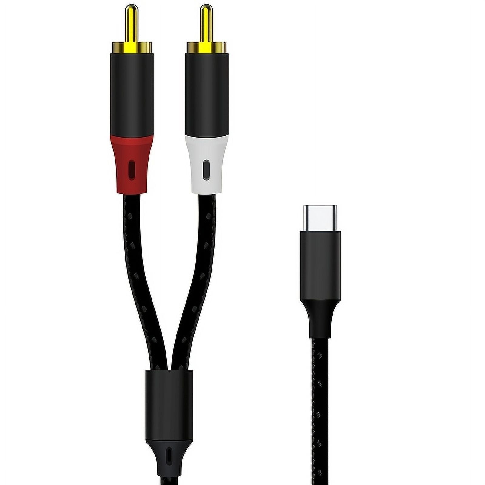 CNKOO Premium USB-C to Dual RCA Audio Cable - 1m High-Quality Sound for ...
