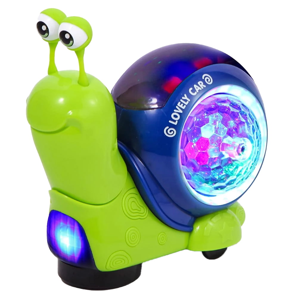 CNKOO Simulation Snail Walking Baby Educational Music Projection Lights ...