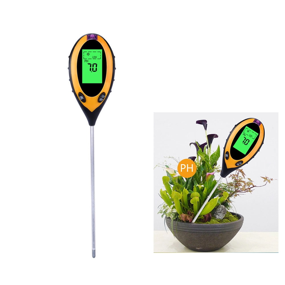 CNKOO Soil Tester, 4-in-1 Soil Moisture/Light/pH Meter, Gardening Lawn ...