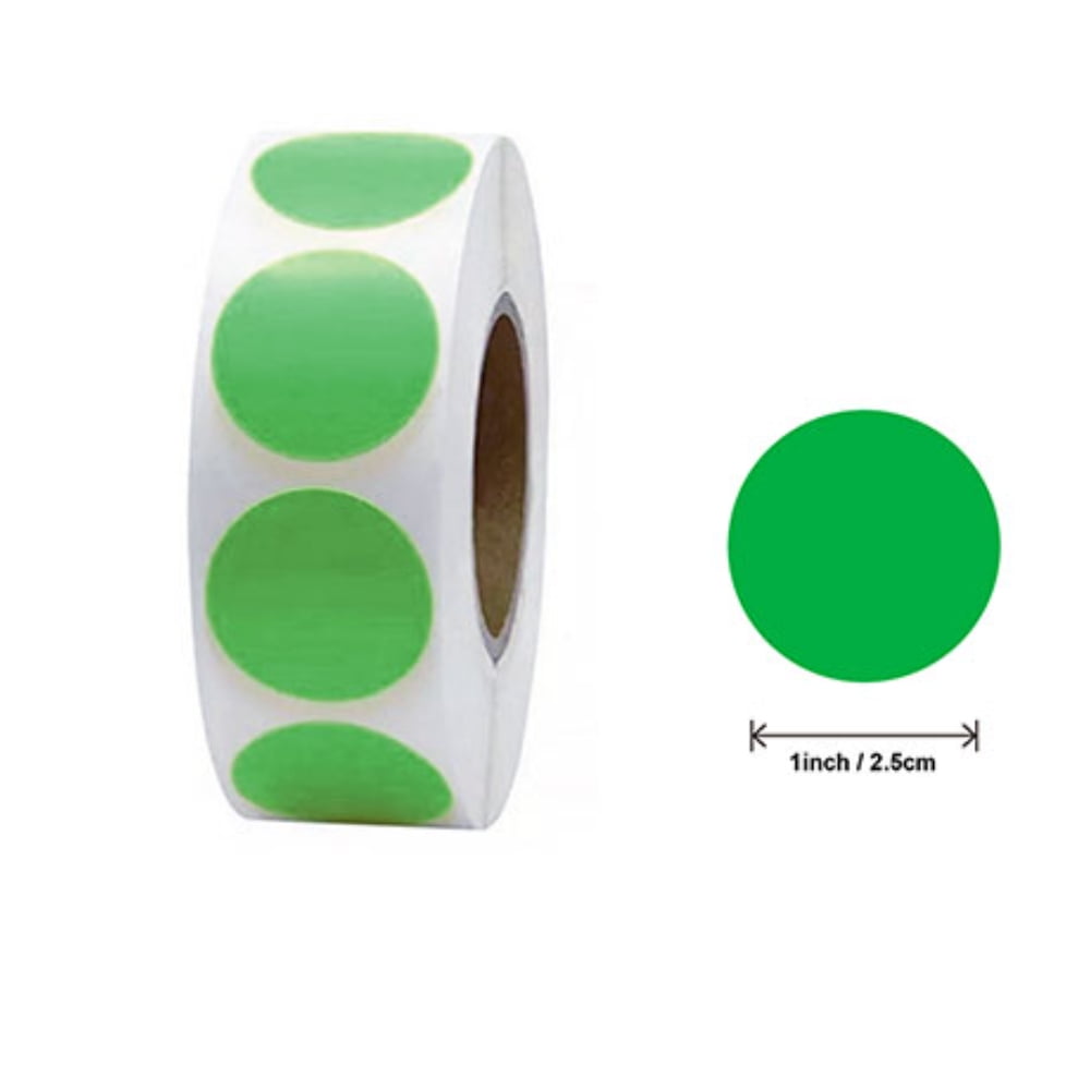 CNKOO Transparent Coding Labels for Organizing Inventory 1 Inch Round ...