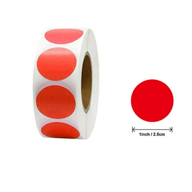 CNKOO Transparent Coding Labels for Organizing Inventory 1 Inch Round ...