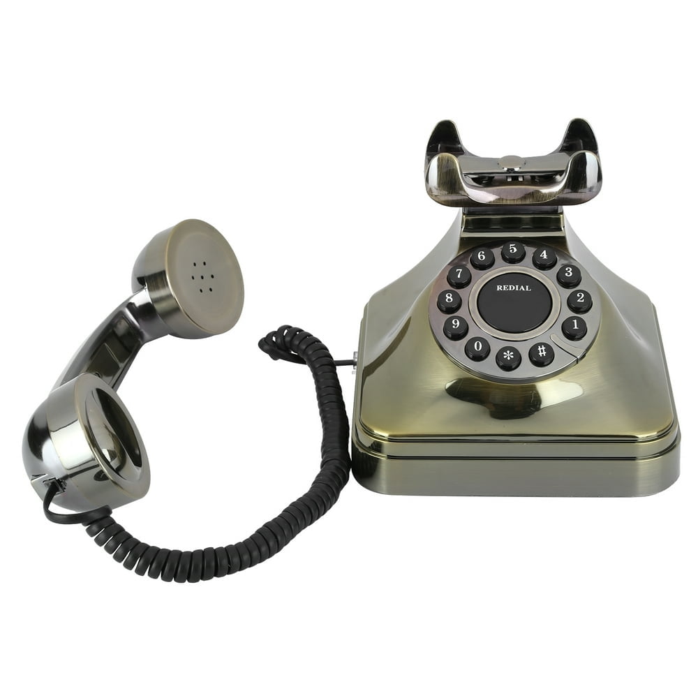 CNKOO Vintage Landline Telephone Antique Bronze High Definition Call ...
