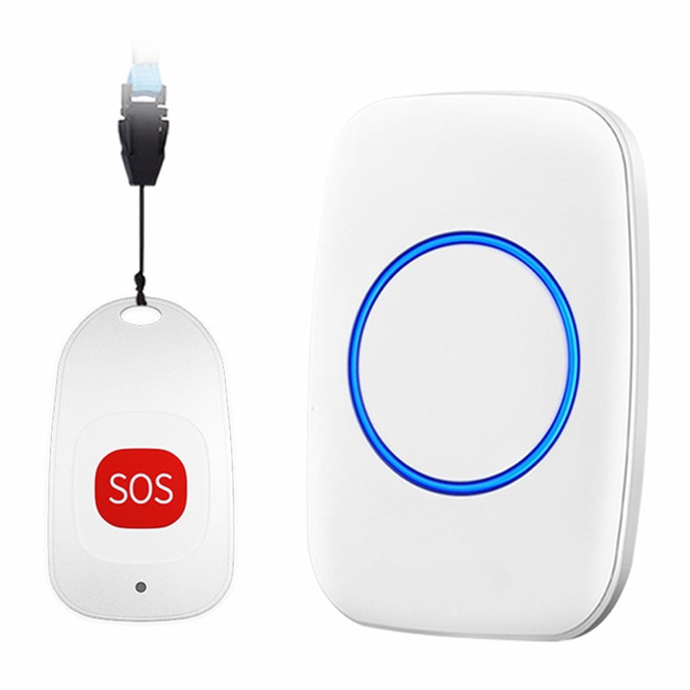 CNKOO Wireless Caregiver Pager Call Button Life Alert Emergency Call ...