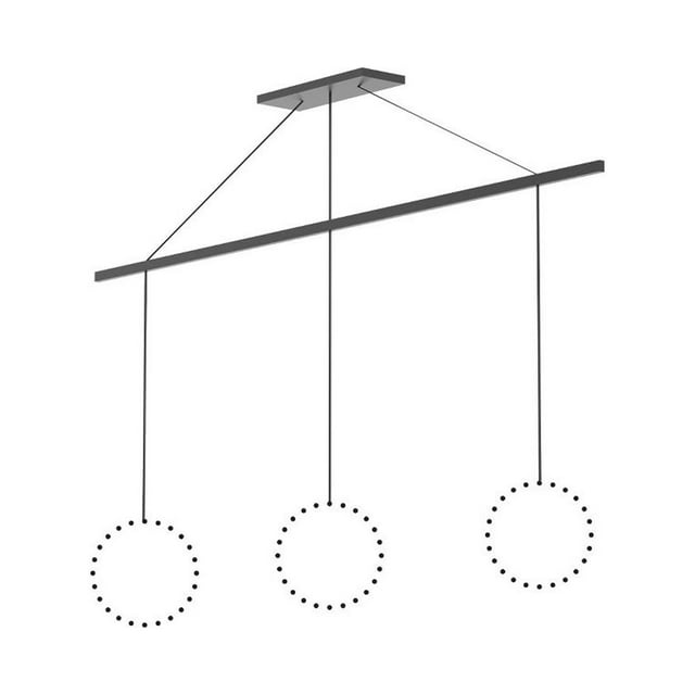 Kuzco Lighting-Marquee 3 Light Port Linear Canopy, Black Finish, 1 ...