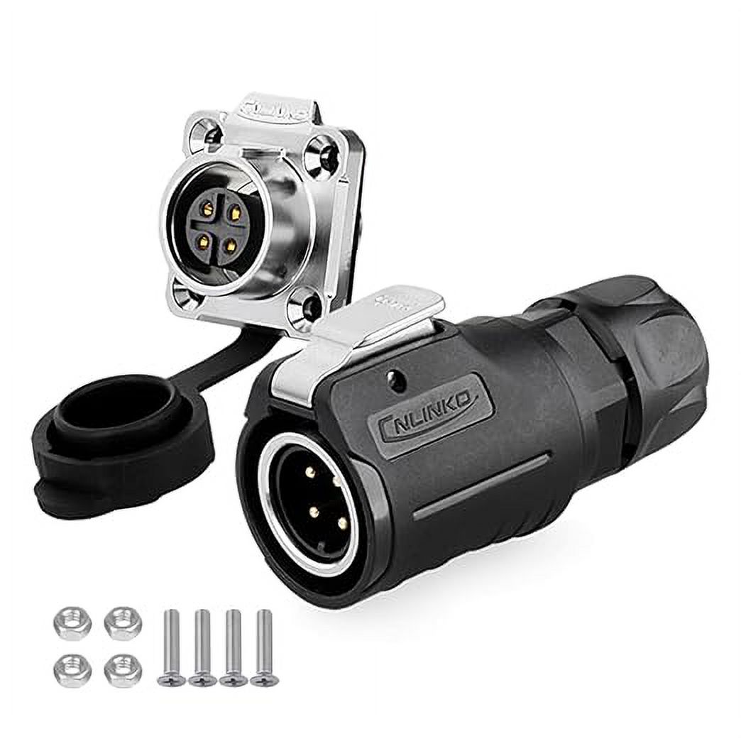 CNLINKO outdoor lighting electrical cable power connectors, pin socket ...