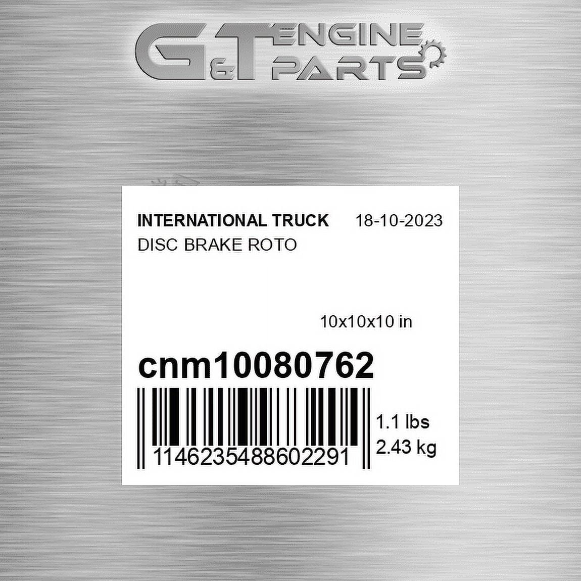 CNM10080762 DISC BRAKE ROTO fits INTERNATIONAL TRUCK (New OEM ...