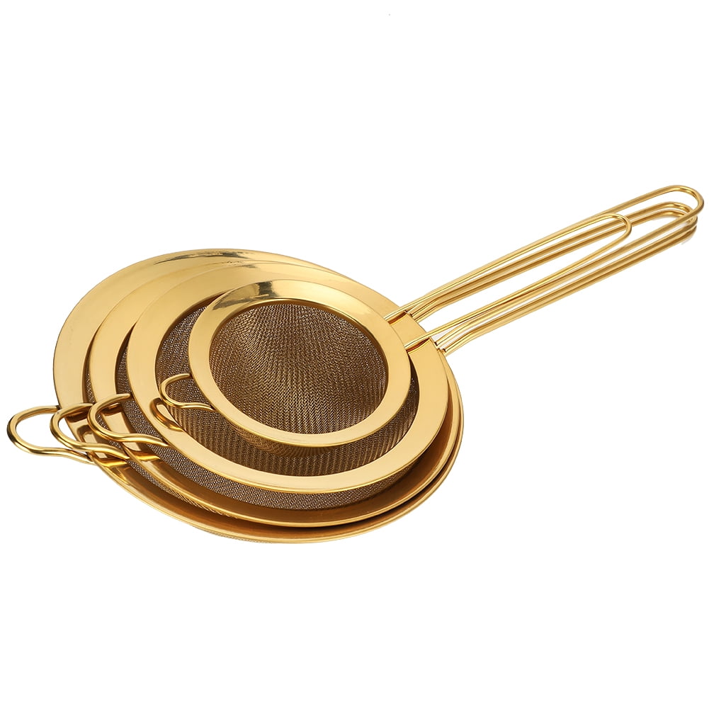 CNMF 4Pcs Flour Sifter Mesh Home Kitchen Stainless Steel Flour Sieve ...