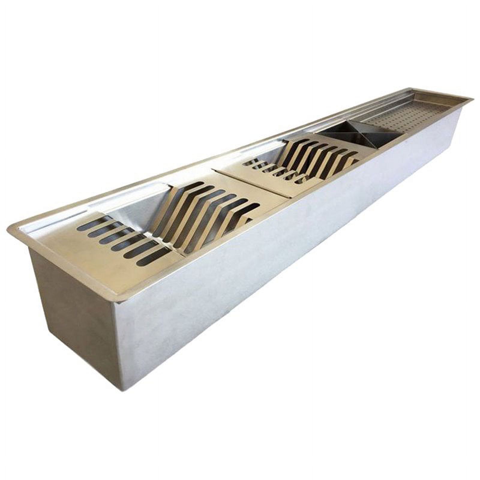 CNOX Full Kit Stainless Steel Built-in Dish Rack (48x7.5x5.5 in ...