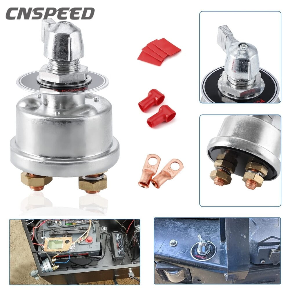 CNSPEED 12V-48V High Current Battery Circuit Breaker 250A Battery Power ...