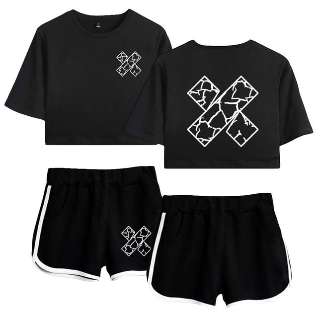 CNSTORE Women Sam and Colby XPLR Tracksuit Female Two Piece Set Short ...
