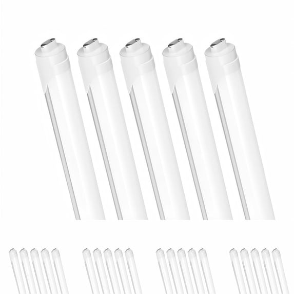 CNSUNWAY 8Ft HO R17D LED Tube Light Bulbs,Bi-pin Dual End Powered ...