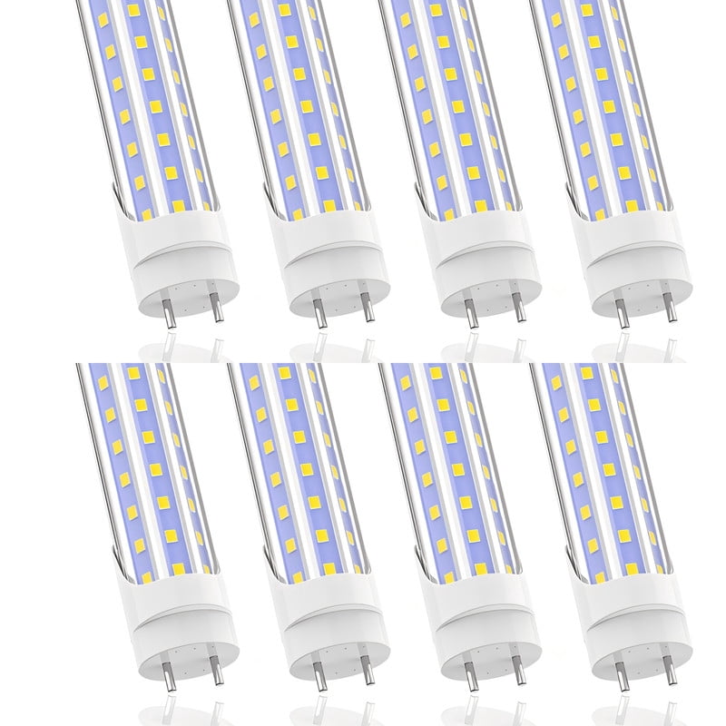 CNSUNWAY T8 4ft LED Light Bulbs, Ballast Bypass, T12 Fluorescent Tube ...