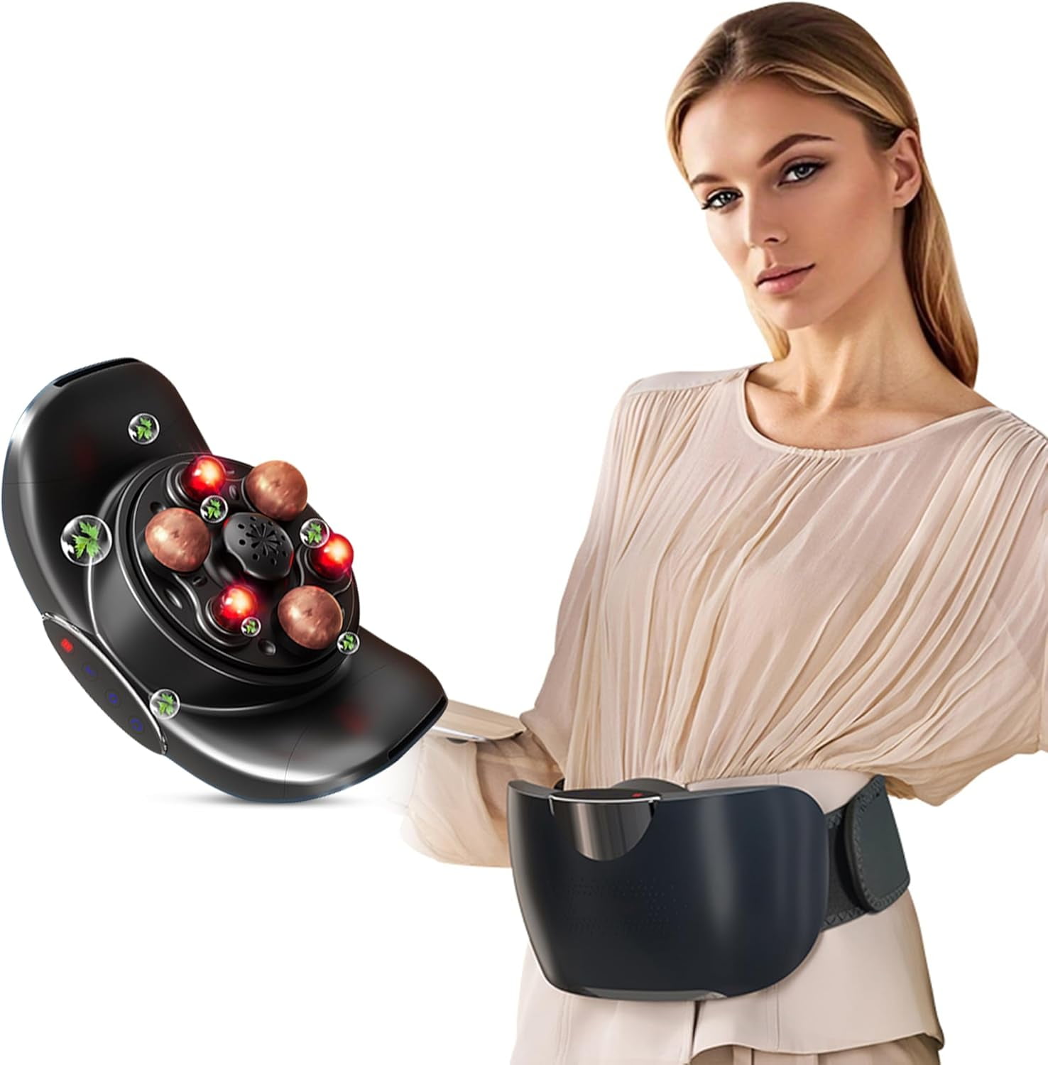 CNV Automatic Abdominal Massager, Bianstone Belly Rubbing Instrument ...