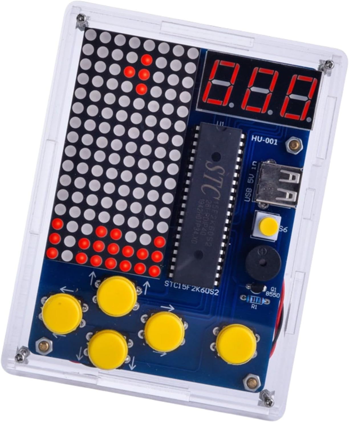CNV DIY Electronic Game Console Soldering Practice Kit, 4-in-1 Retro ...